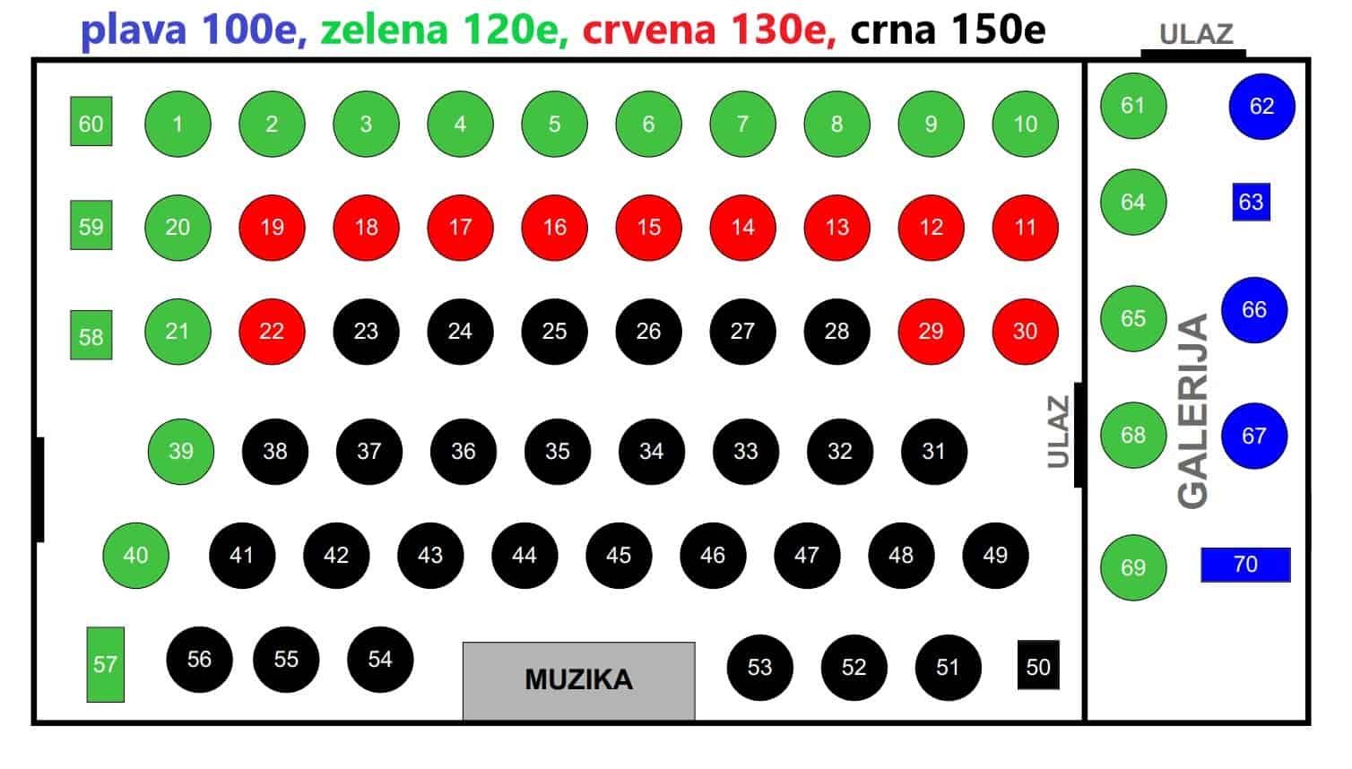 Svečana sala Garden Hill Ledine - Doček Nove godine | Beograd Noću