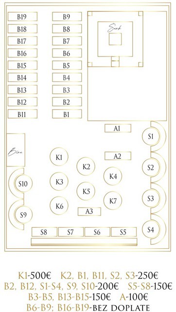 Nacionalna Klasa - Doček Nove godine | Beograd Noću